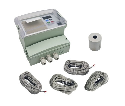 Termograf rejestrator temperatury ESCO DR202+ 4 czujniki Świadectwo ...